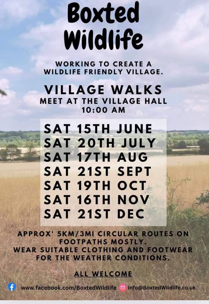 Boxted Wildlife group – Boxted Village Website