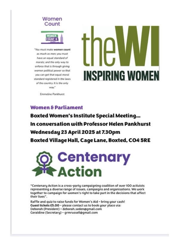 Boxted Village Website – Useful information and news